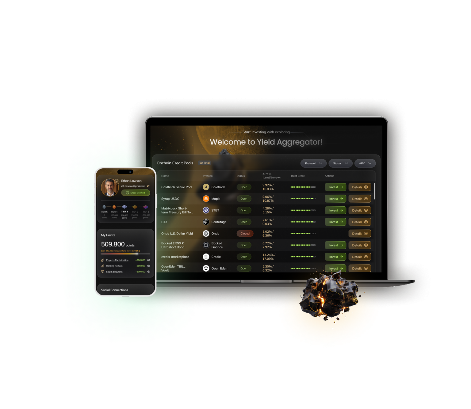TDX - Crypto Investing Platform And Community Engagement - TDX