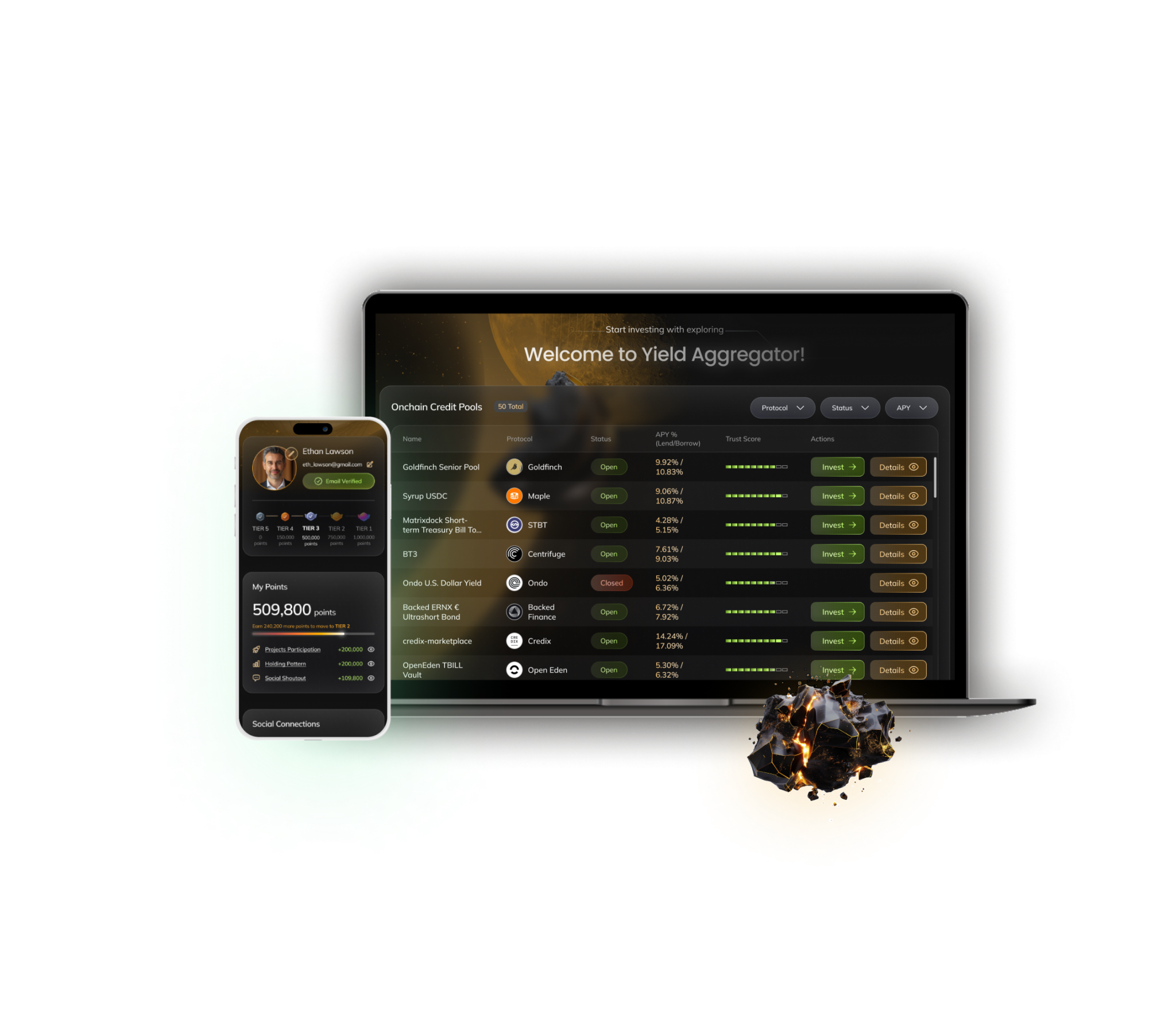 TDX - Crypto Investing Platform And Community Engagement - TDX