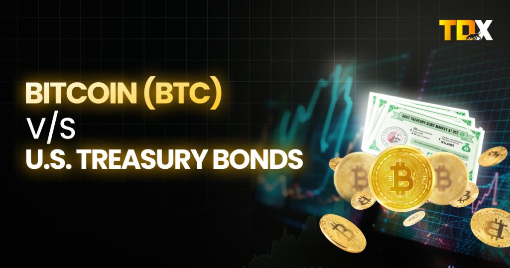Bitcoin (BTC) V/S U.S. Treasury Bonds - TDX